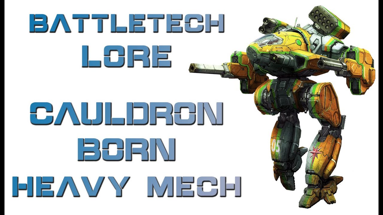 Battletech Lore - Cauldron Born / Ebon Jaguar Heavy Battlemech - YouTube