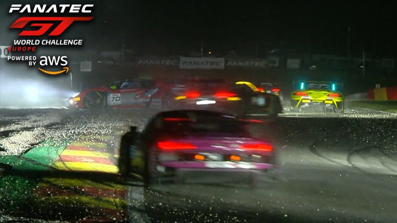 Night Crash During 24 Hours Of Spa! | CrowdStrike 24 hours of Spa 2023 ...