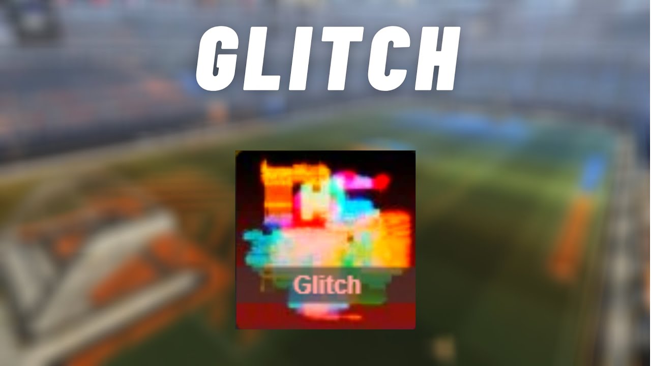 All Painted Glitch Boost Rocket League - YouTube