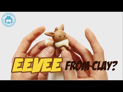 EP1: How to make Eevee from clay | Pokémon Clay Tutorial - YouTube