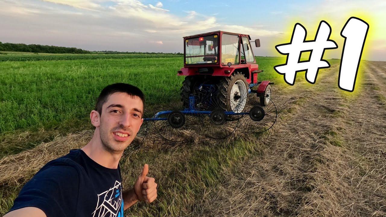 S-a RUPT GREBLA noaptea pe câmp! + Am reușit să cosesc iarba! PARTEA I ...