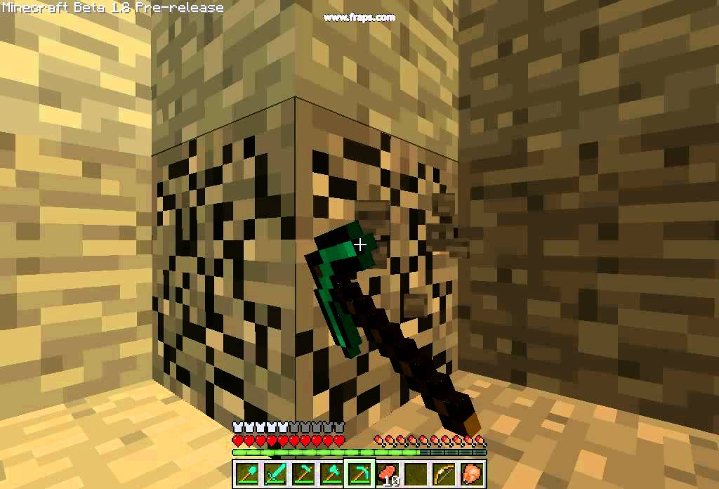 Minecraft: 1.8 new lighting and charged bow - YouTube