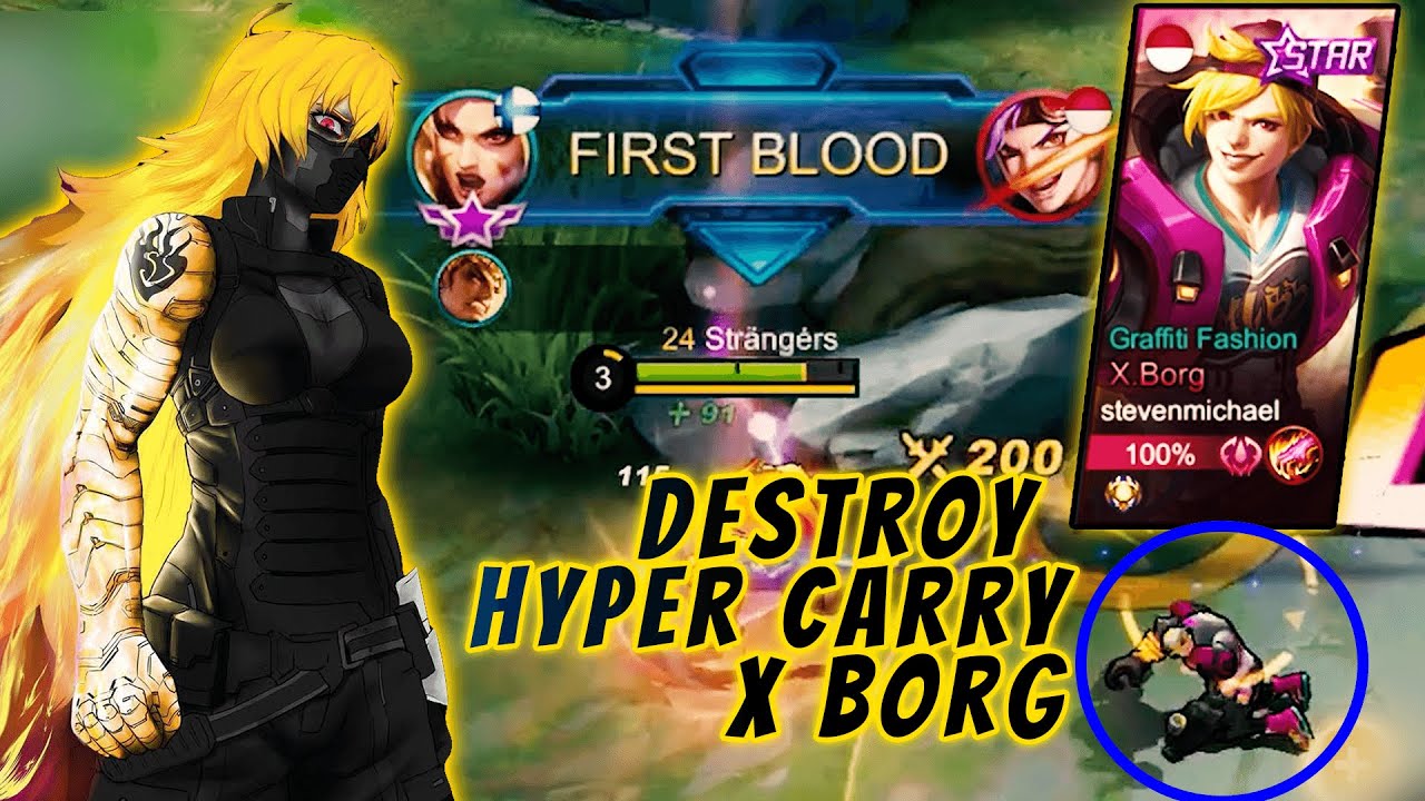 MASHA USER DO THIS DESTROY HYPER CARRY X BORG BROKEN META - BEST BUILD ...