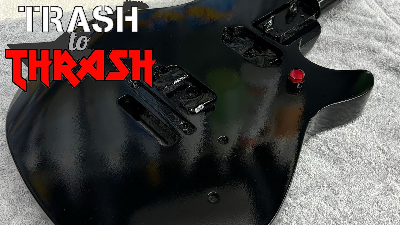 Trash to Thrash - EVH Wolfgang Standard Lizard Burst Refinish part 2 ...