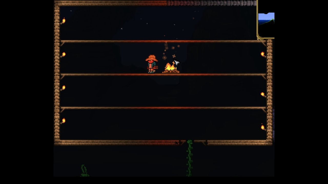 How to make a Terraria boss arena easy and for beginners - YouTube