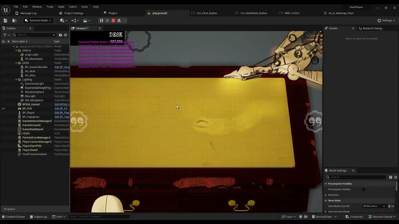 Fleet Spawn Minimap Design Unreal 5 Devlog Issue 24 Youtube