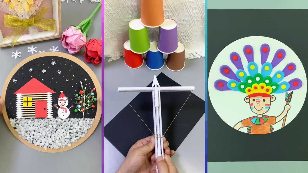 Smart Crafts |DIY Paper craft | Handicraft For Kids #smartcraft # ...