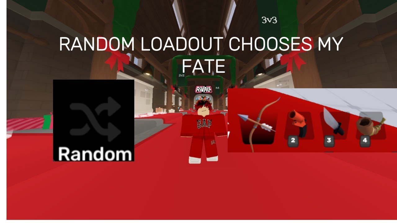 ROBLOX Rivals BUT random chooses my loadout - YouTube