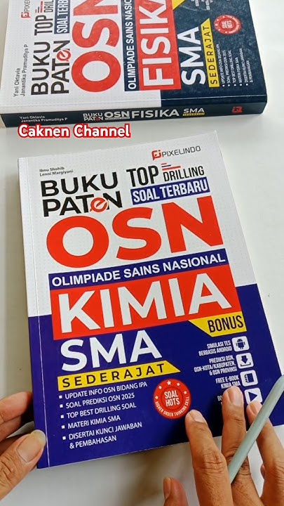 BUKU OSN KIMIA SMA #osn #osnsma #kimia #kompeten #bukupaten #bukuutama #osn2025 - YouTube