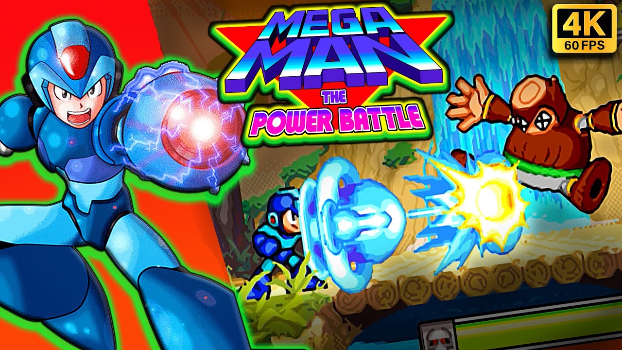 Megaman the Power Battle - Arcade - retro Rockman 1cc 4k - YouTube