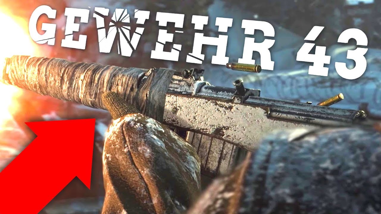 5 FREE NEW WEAPONS! Gewehr 43 & STEN Gameplay, Winter Map, Gun Game ...