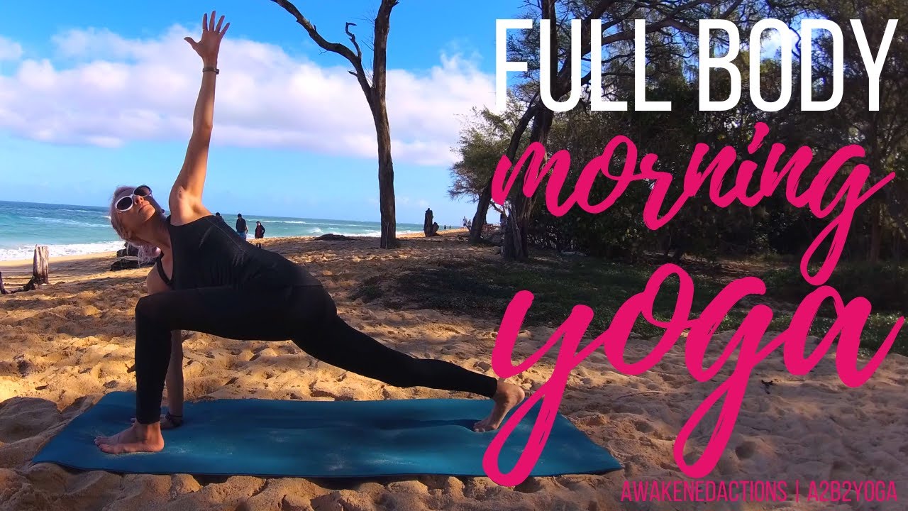 Morning Yoga For Energy (25 min yoga) Full Body Yoga Practice - YouTube