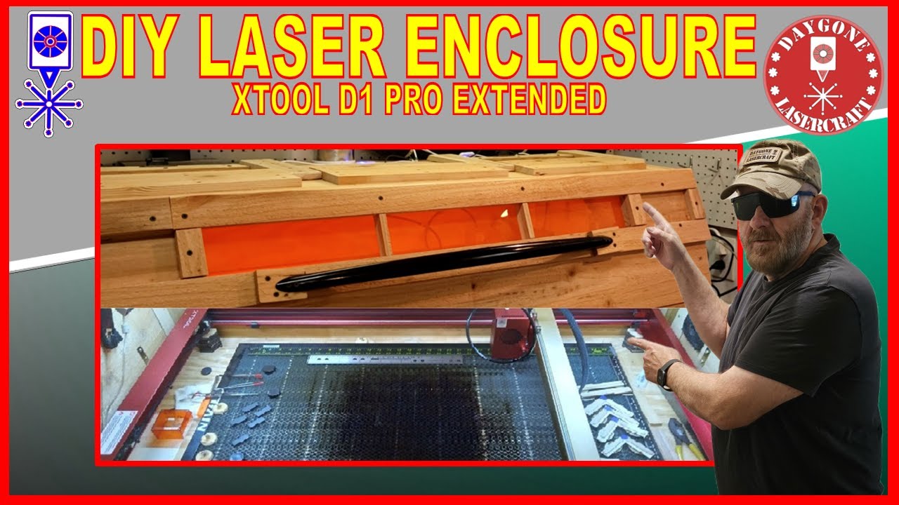 DIY Extended Laser Enclosure | XTOOL D1 Pro 40W - YouTube