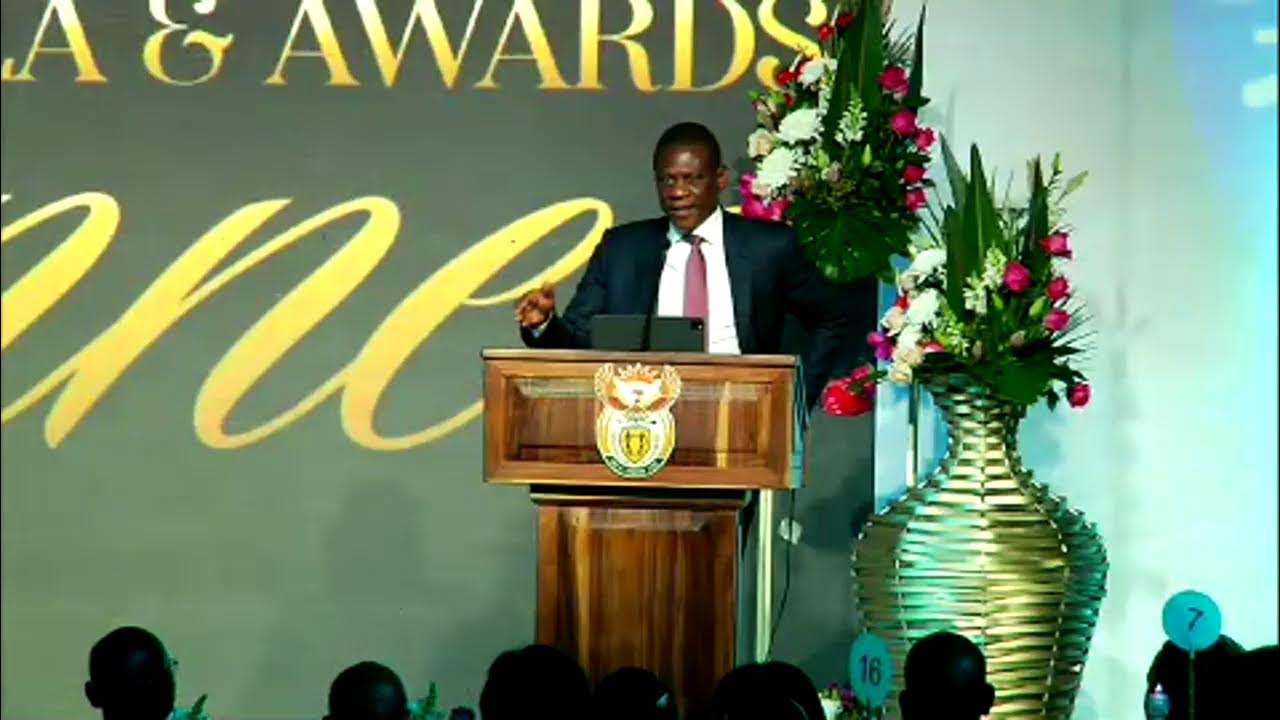 Deputy President Paul Mashatile delivers a keynote address at the Black Business Council Gala ...