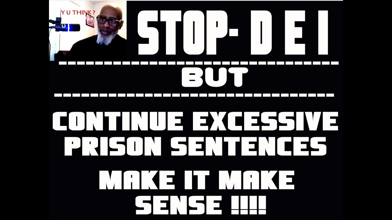 STOP D-E-I - BUT NOT EXCESSIVE PRISON SENTENCES - YouTube