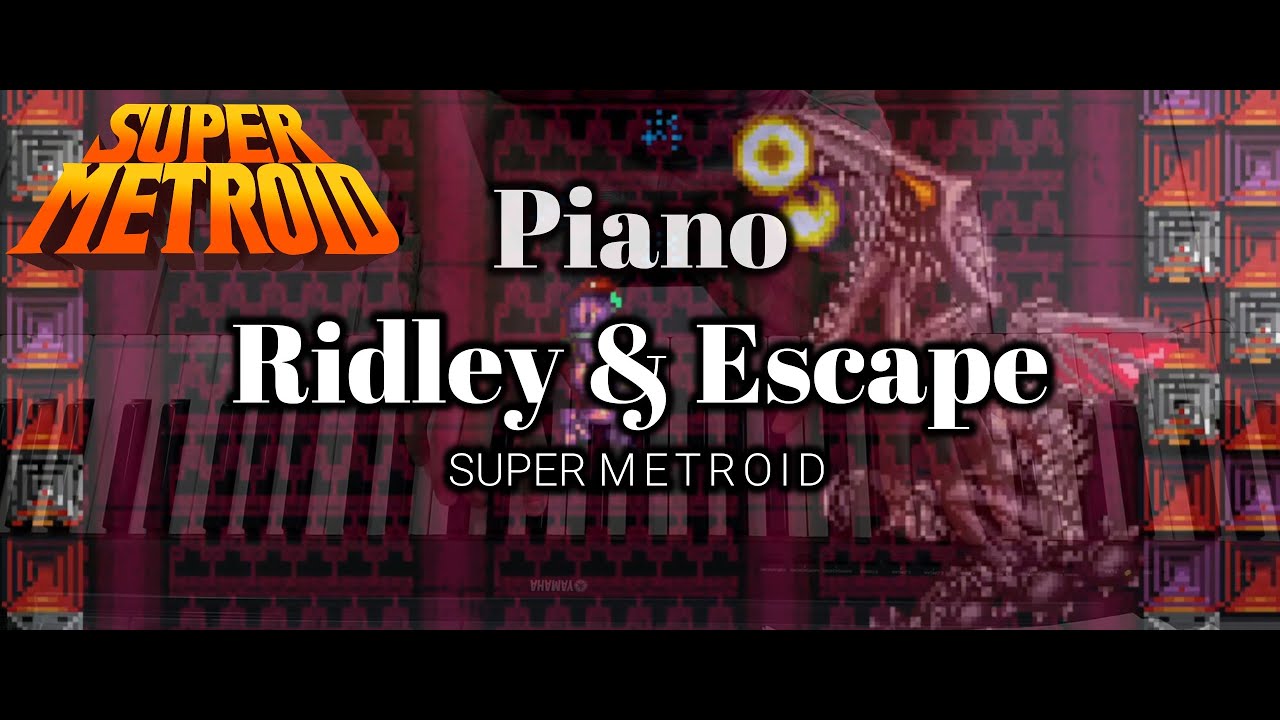 Super Metroid - Ridley & Escape (Piano) - YouTube