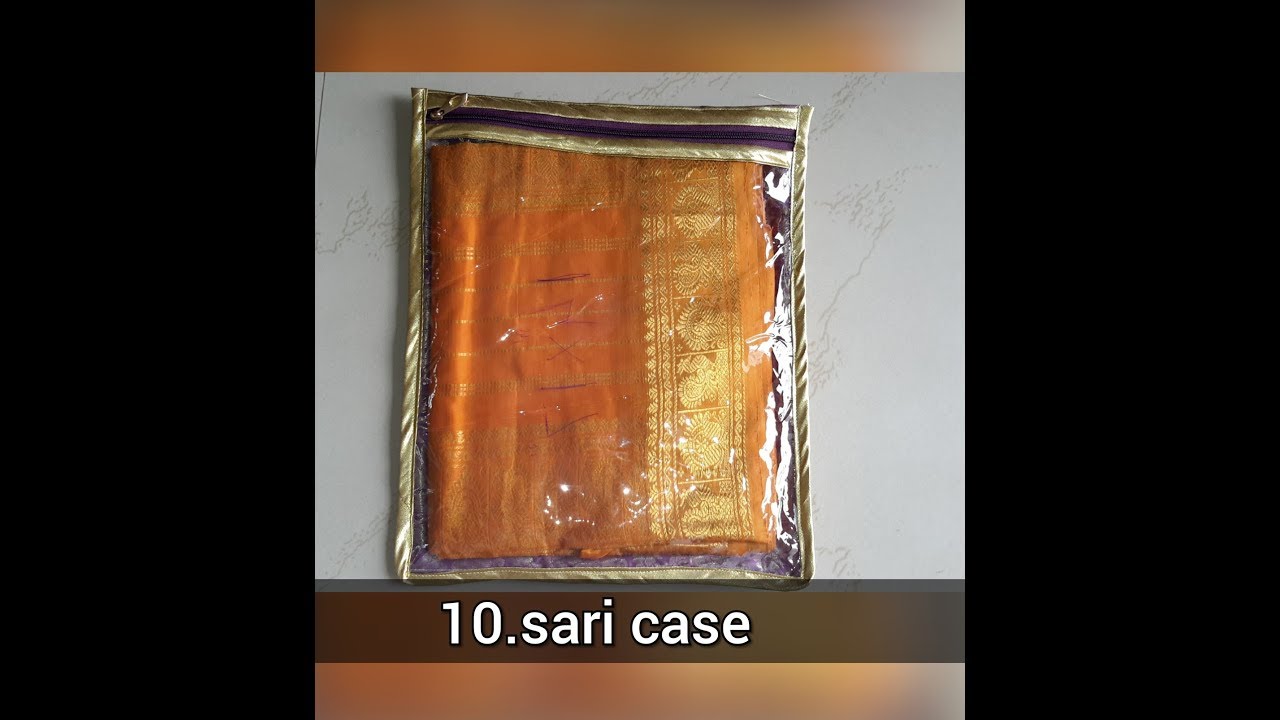 sari case if you want to gift some one a single sari - YouTube