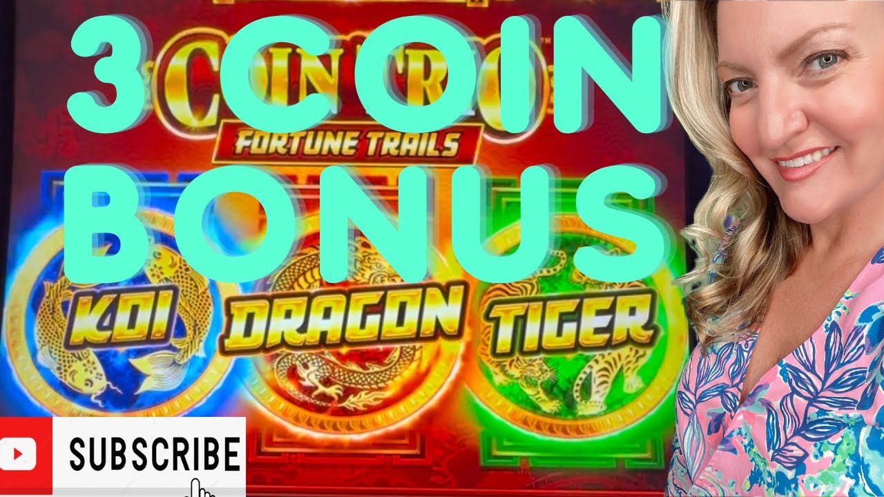 🎉3 COIN BONUS ON COIN TRIO AT MIRAGE CASINO LAS VEGAS! #slots #casino # ...