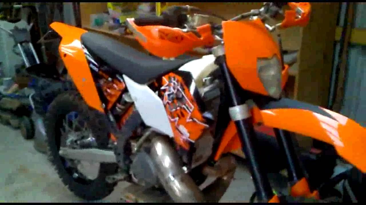 KTM 300 EXCE 2008 bike rebuild 2010 - YouTube