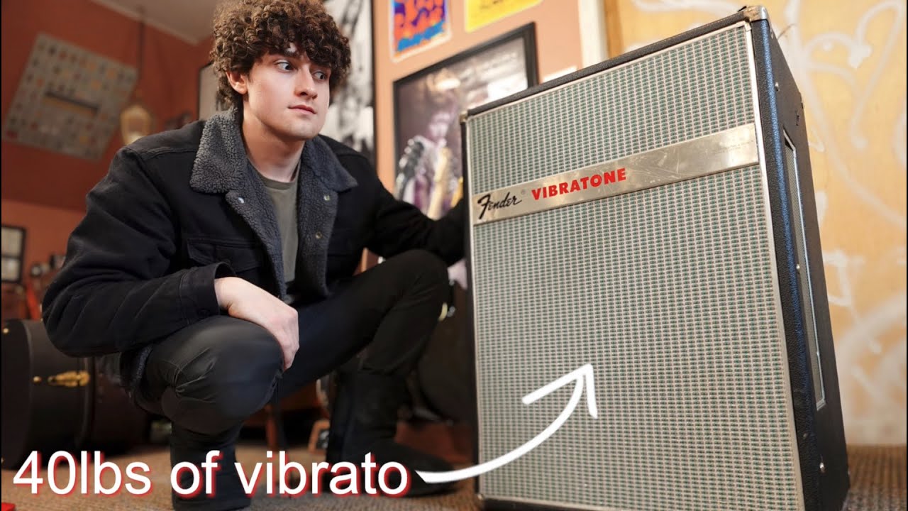 This Guitar Pedal is MASSIVE (Vibratone) - YouTube