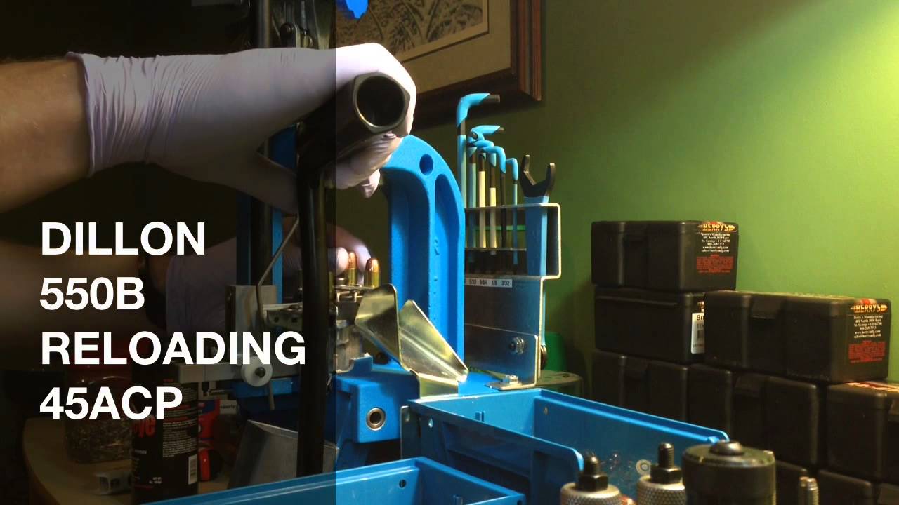 DILLON 550B 380ACP and 45ACP - YouTube