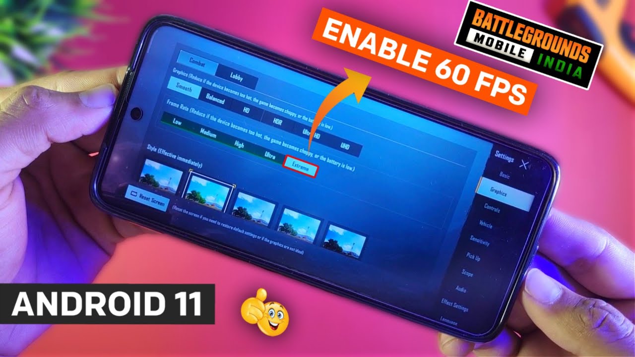 How to Enable 60fps Smooth Extreme in any Android 11 Phone ...
