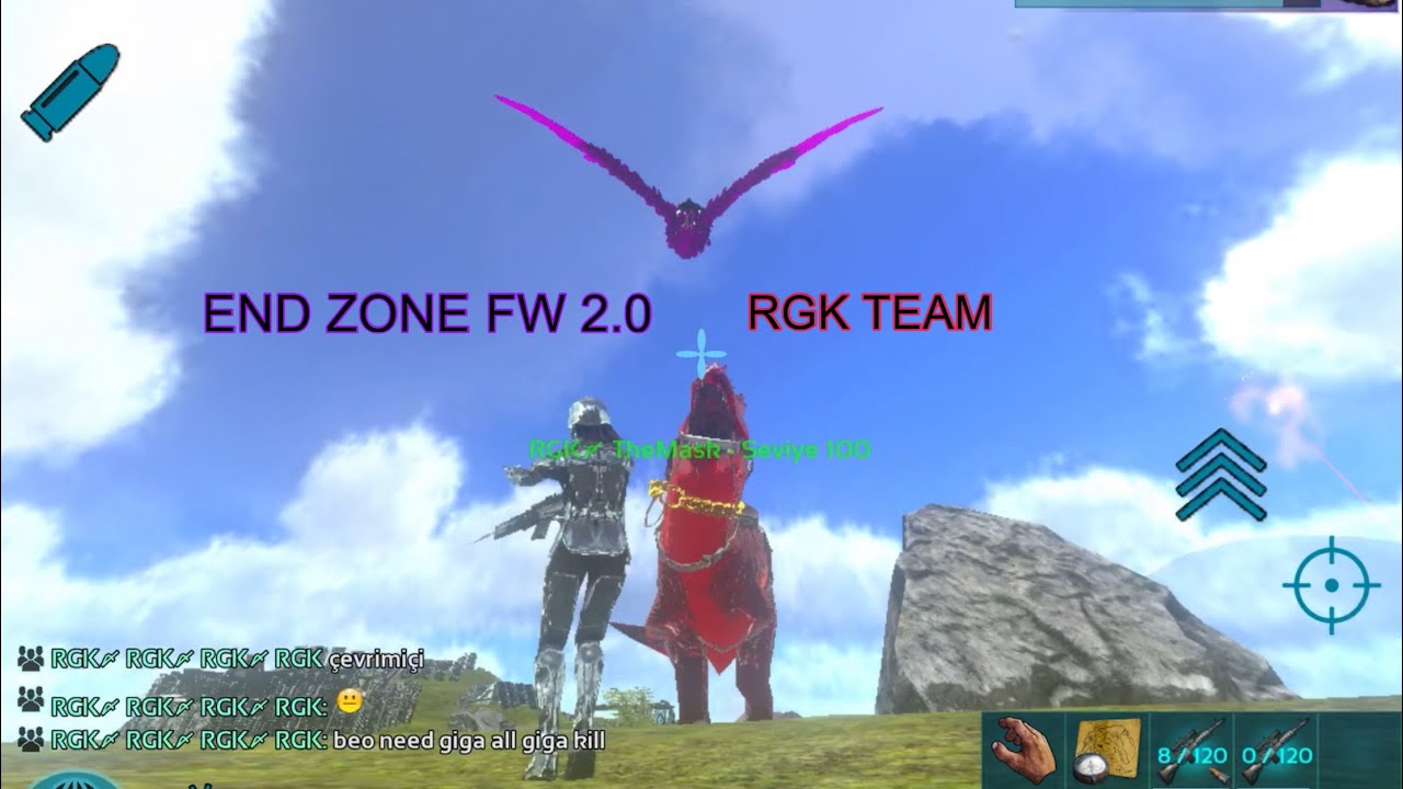 ARK END ZONE FW | NO RAID | RGK TEAM - YouTube