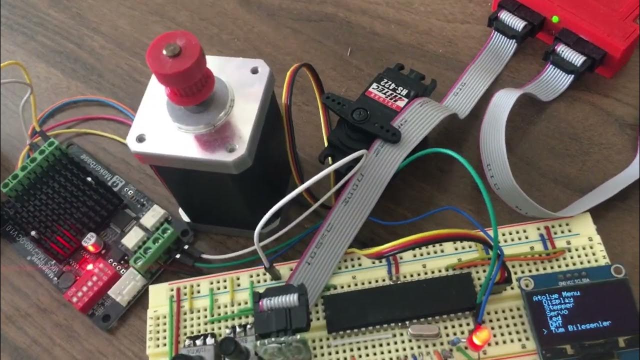 Arduino oled menu (Atmega1284P) - YouTube