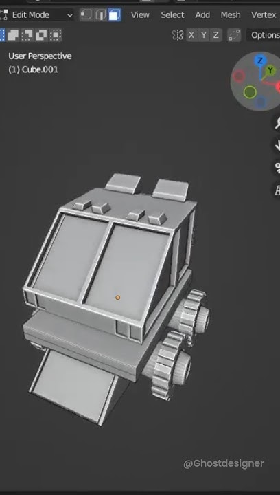 Create A War Machine Model In Blender 3D #blender #3d #dart #art #render #digitalart #dmodeling ...