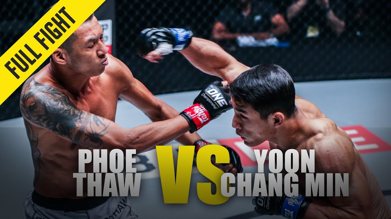 Phoe Thaw vs. Yoon Chang Min | ONE Full Fight | October 2019 - YouTube
