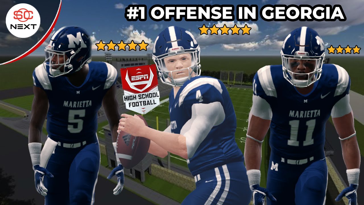 The #1 Team in GEORGIA Puts Up 50 POINTS IN THE FIRST HALF! 5⭐ & 4⭐ ...