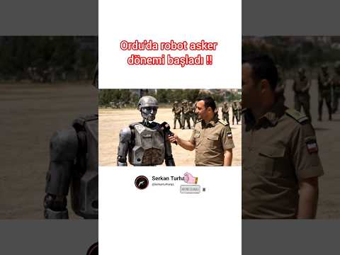 Ordu'da robot asker dönemi başladı #yapayzeka #röportaj