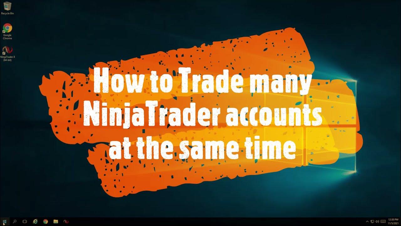 NinjaTrader - How to use multiple different accounts at the same time and copy trades - YouTube