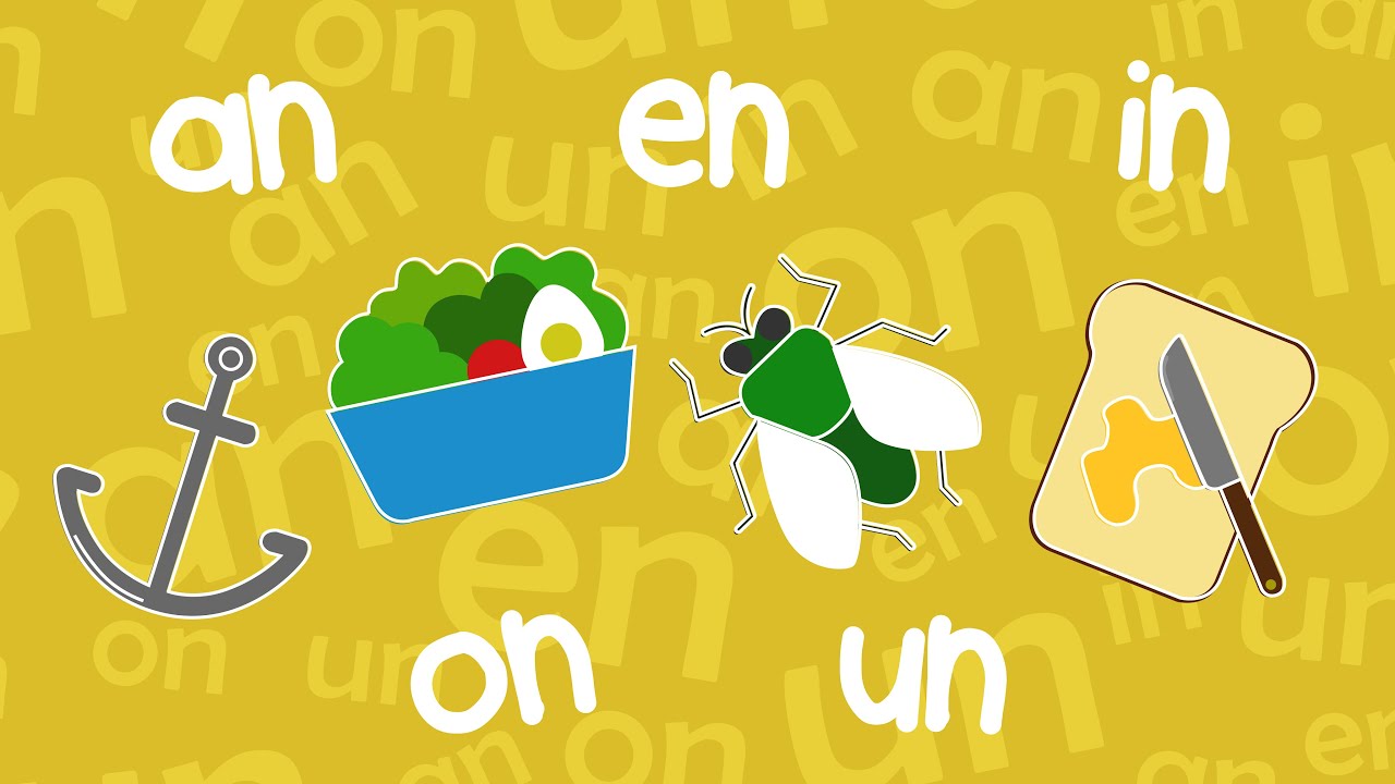 Sílabas inversas AN EN IN ON UN | VOCABULARIO para niños 👦👧 | DinoPeq 🦖 ...