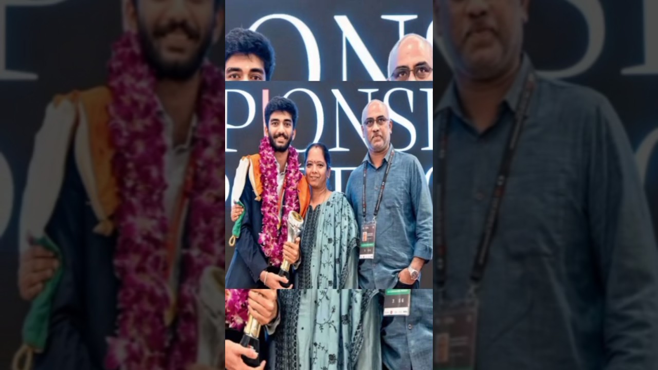D Gukesh Youngest Chess Champion | D Gukesh Award ceremony #chessgame # ...