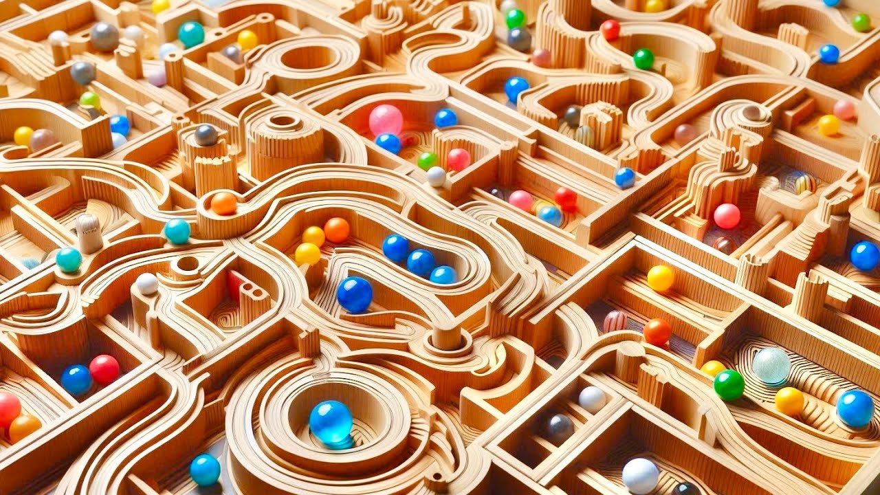 Marble Run ☆ Marble Infinite Maze Race ASMR - YouTube