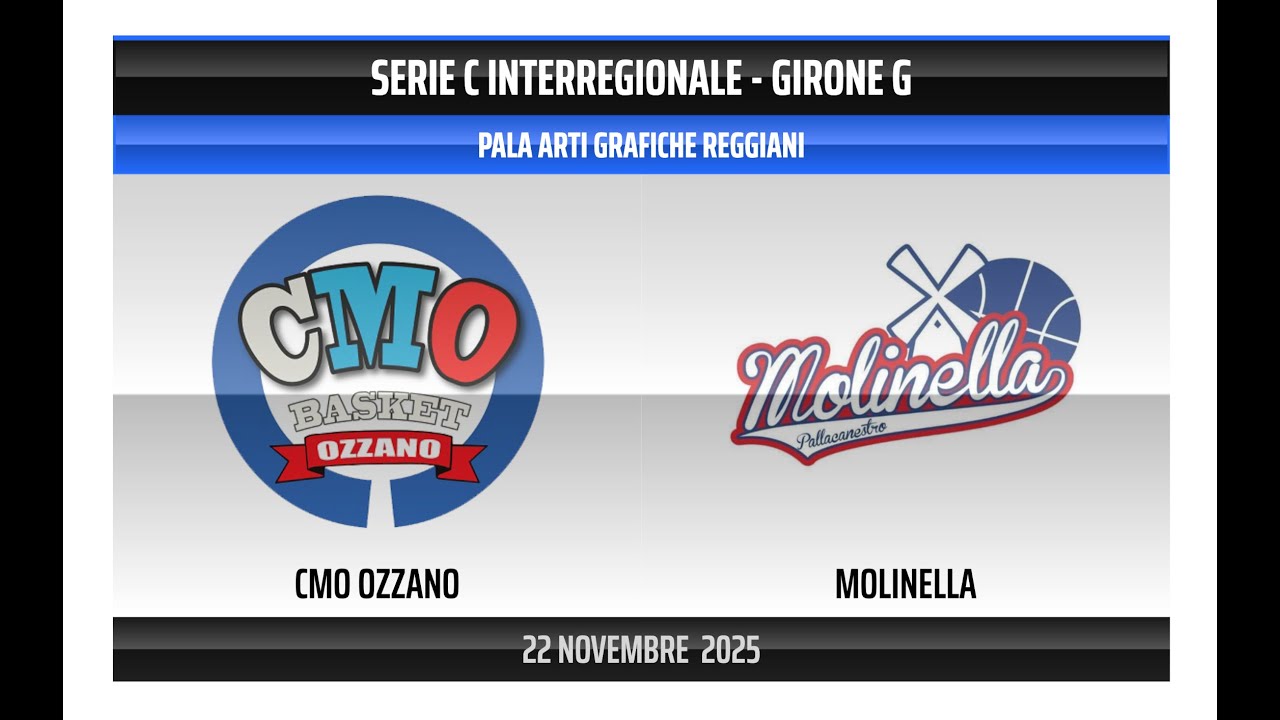 CMO Ozzano vs MOLINELLA Basket - YouTube