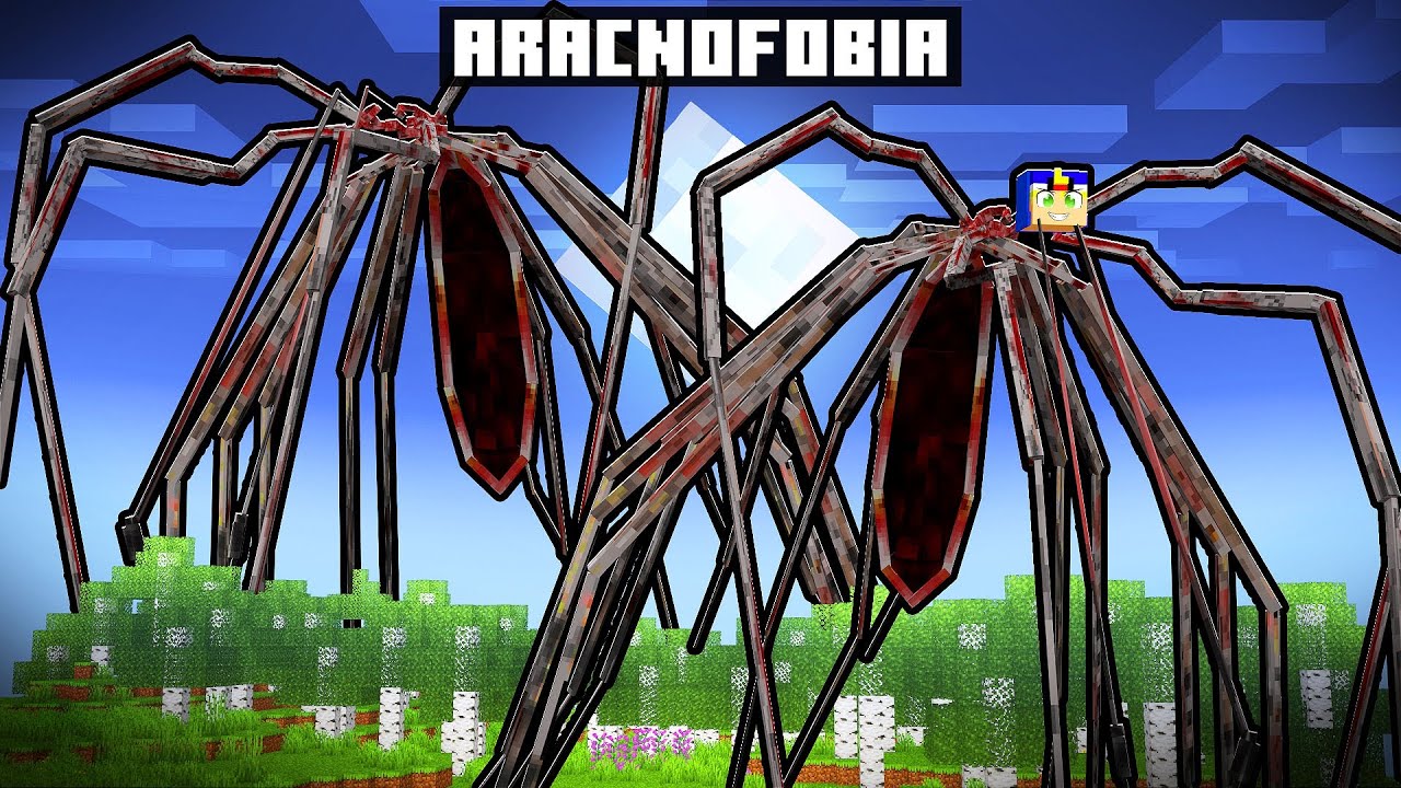 JOGANDO como ARACNOFOBIA no Minecraft! - YouTube