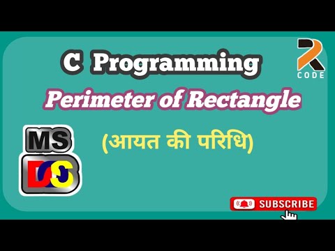 Perimeter of Rectangle Program In C // (आयत की परिधि) //💯💥 - YouTube