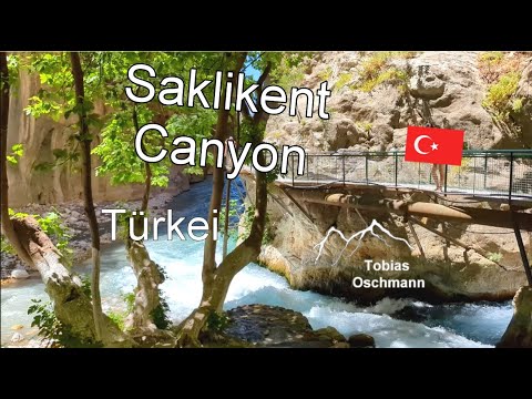 Fethiye'deki Saklıkent Geçidi, Türkiye'de heyecan verici bir yürüyüş