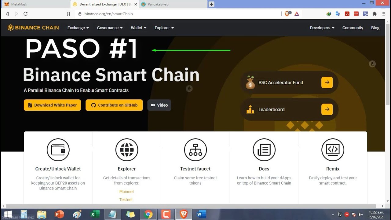 Conectar Metamask con Binance Smart Chain (Mainnet y Testnet) bien ...