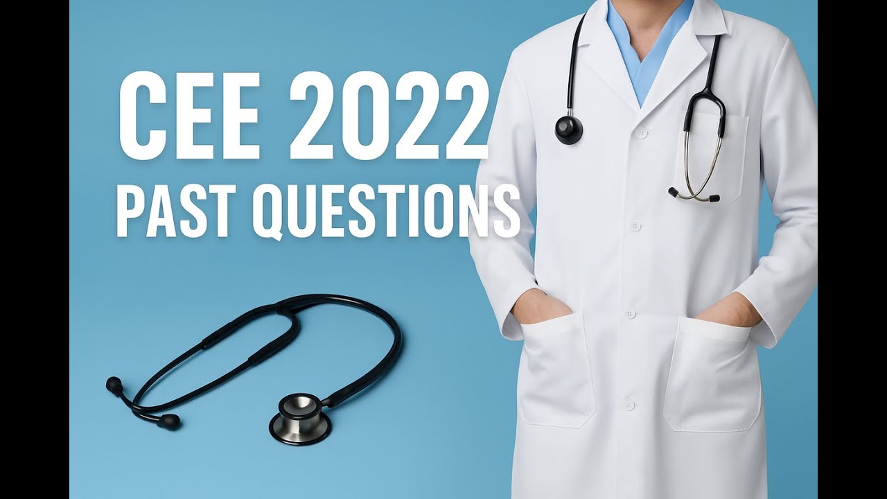 CEE 2022 past year questions | Video solution | MBBS - YouTube