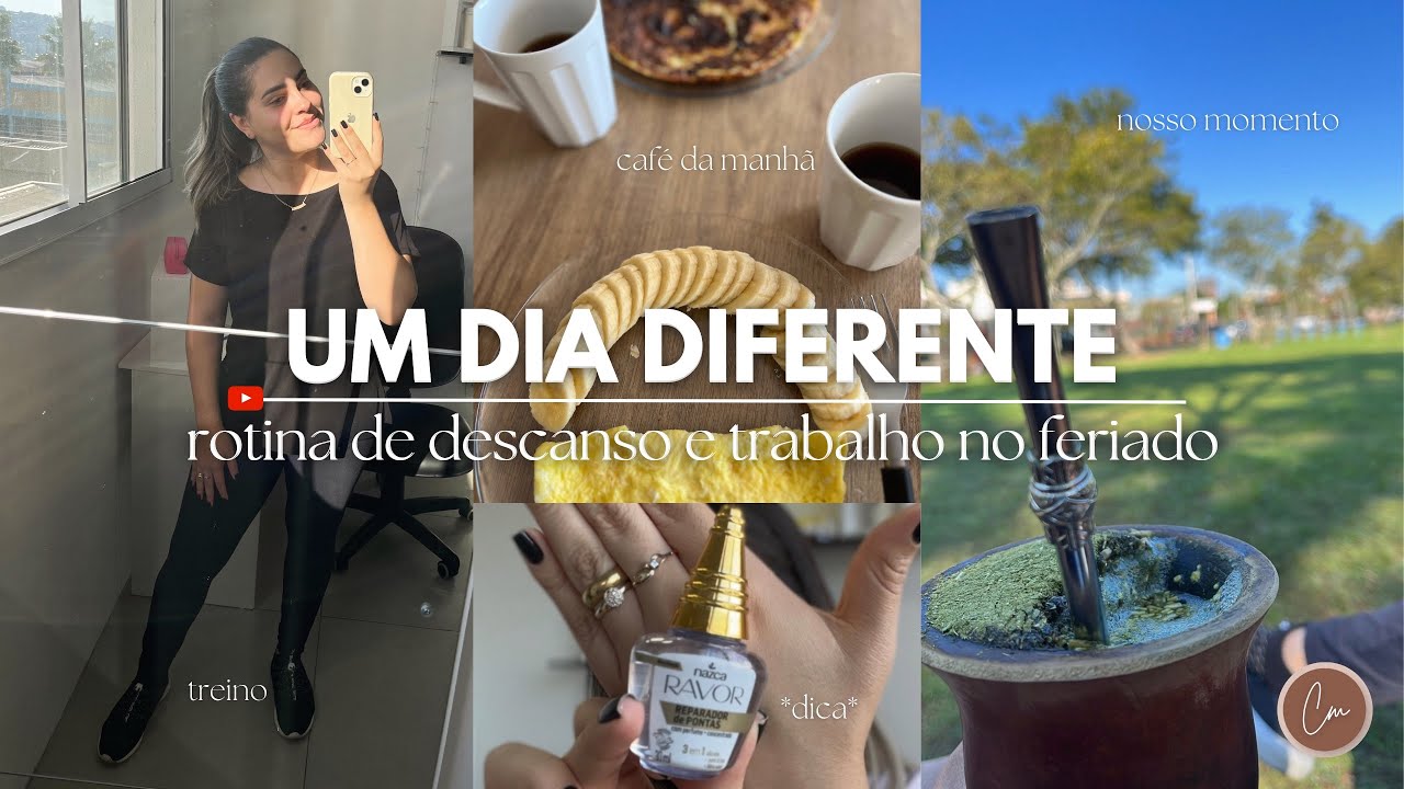 Vlog De Um Dia Diferente Comigo | Descanso e Trabalho No Feriado - YouTube