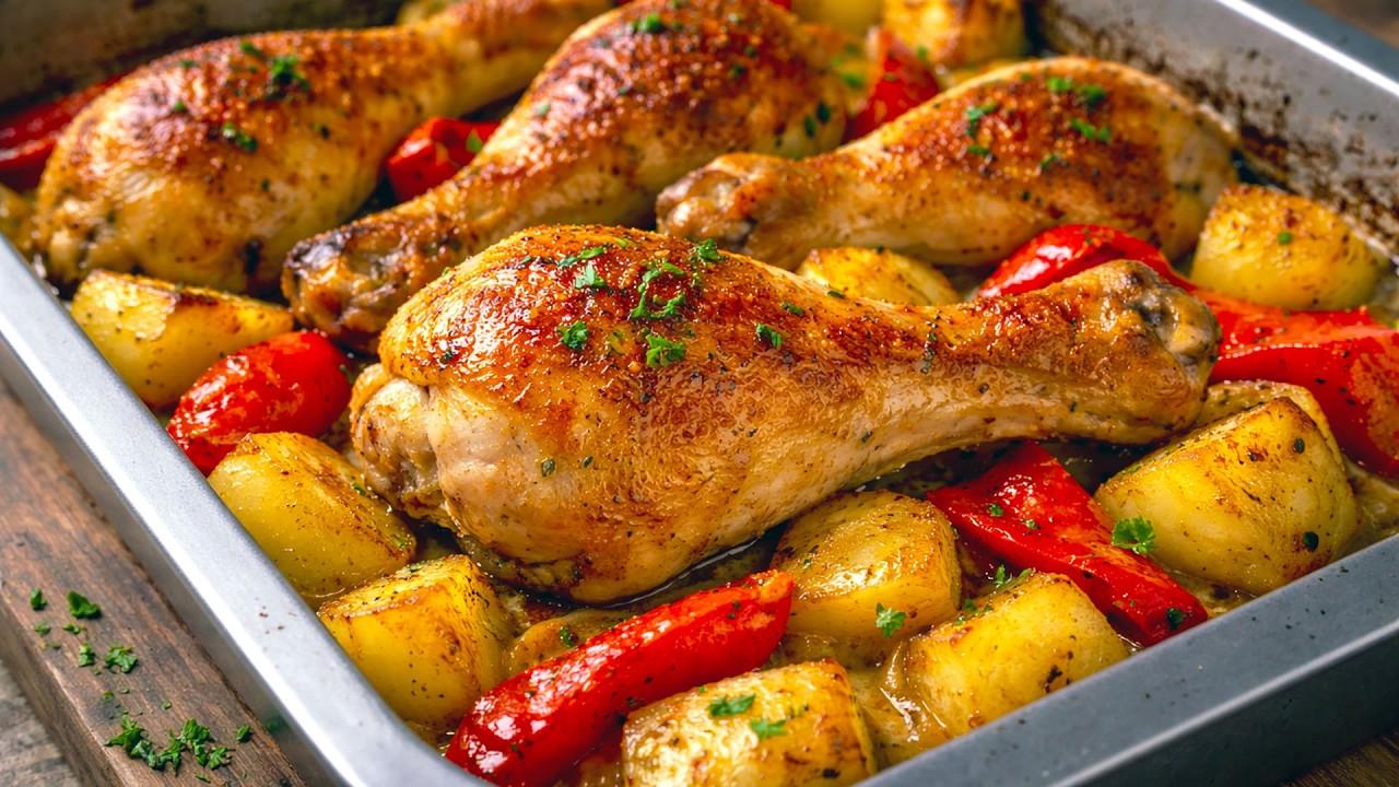 STARI RECEPT MOJE MAJKE pileci bataci za rucak koji ostavlja bez daha ...