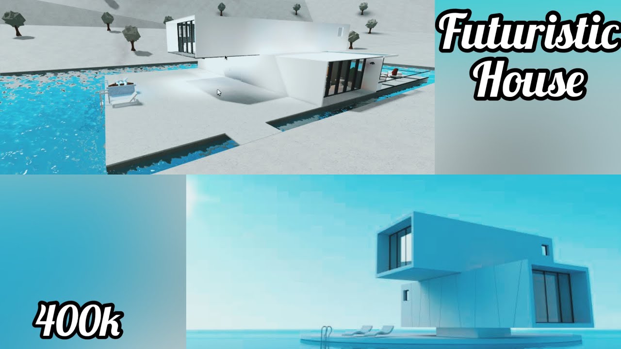 Insane 400K Futuristic House Build Roblox Bloxburg | House Tour - YouTube