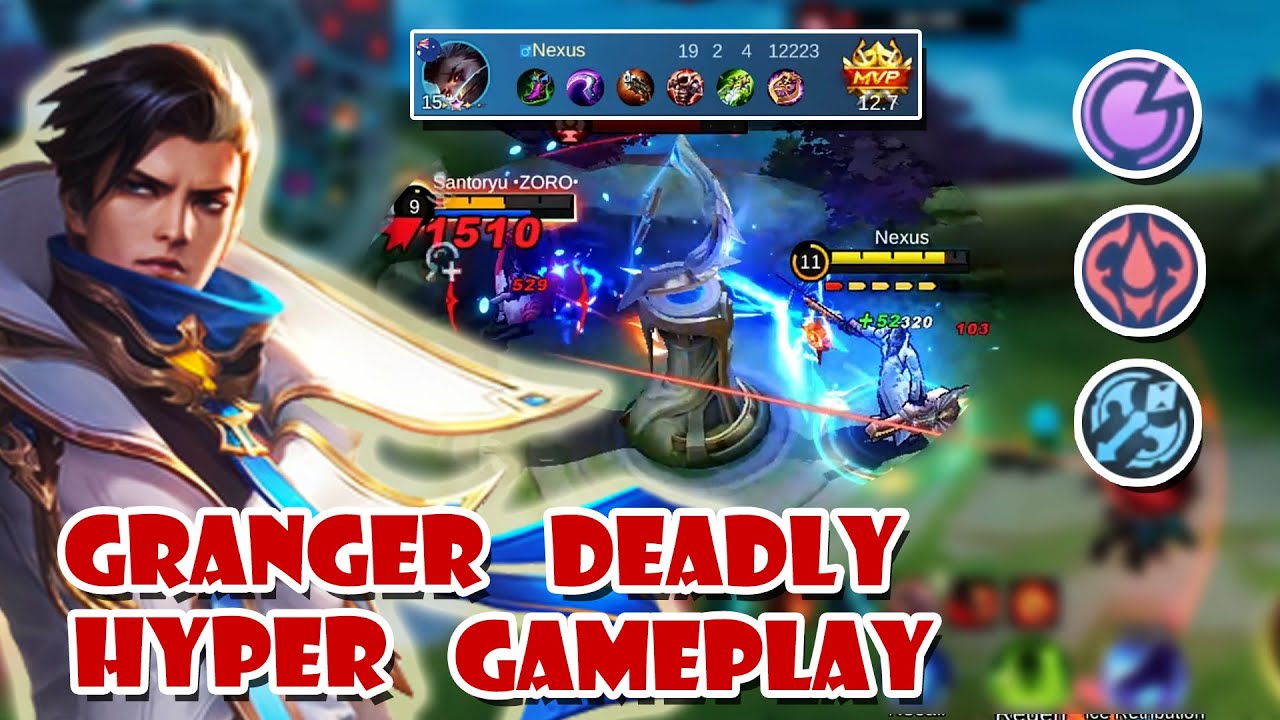 Granger Deadly Hyper Gameplay | Best Build and New Emblem | MLBB - YouTube