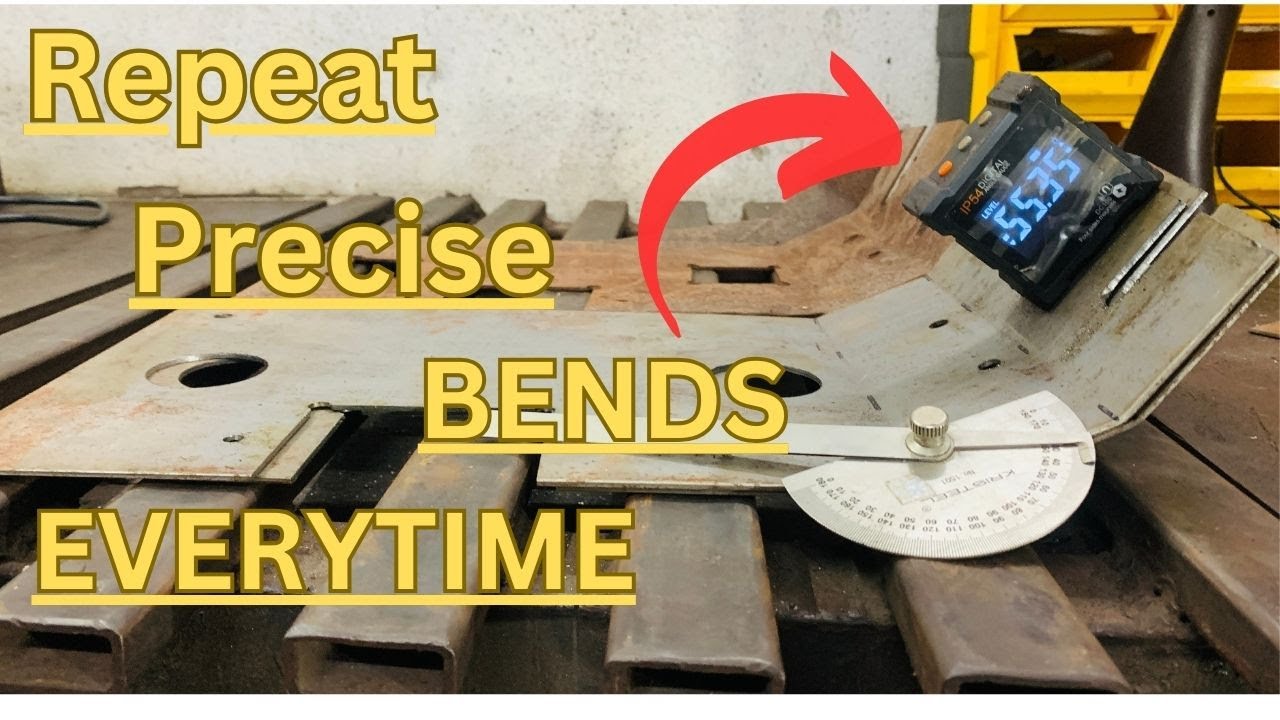 How to make repeat precise bends in sheet metal every time - YouTube