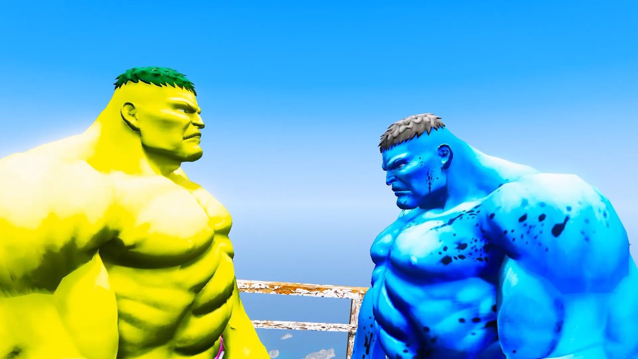 BLUE HULK TRANSFORMATION TAKE REVENGE ON MONSTER HULK! - YouTube