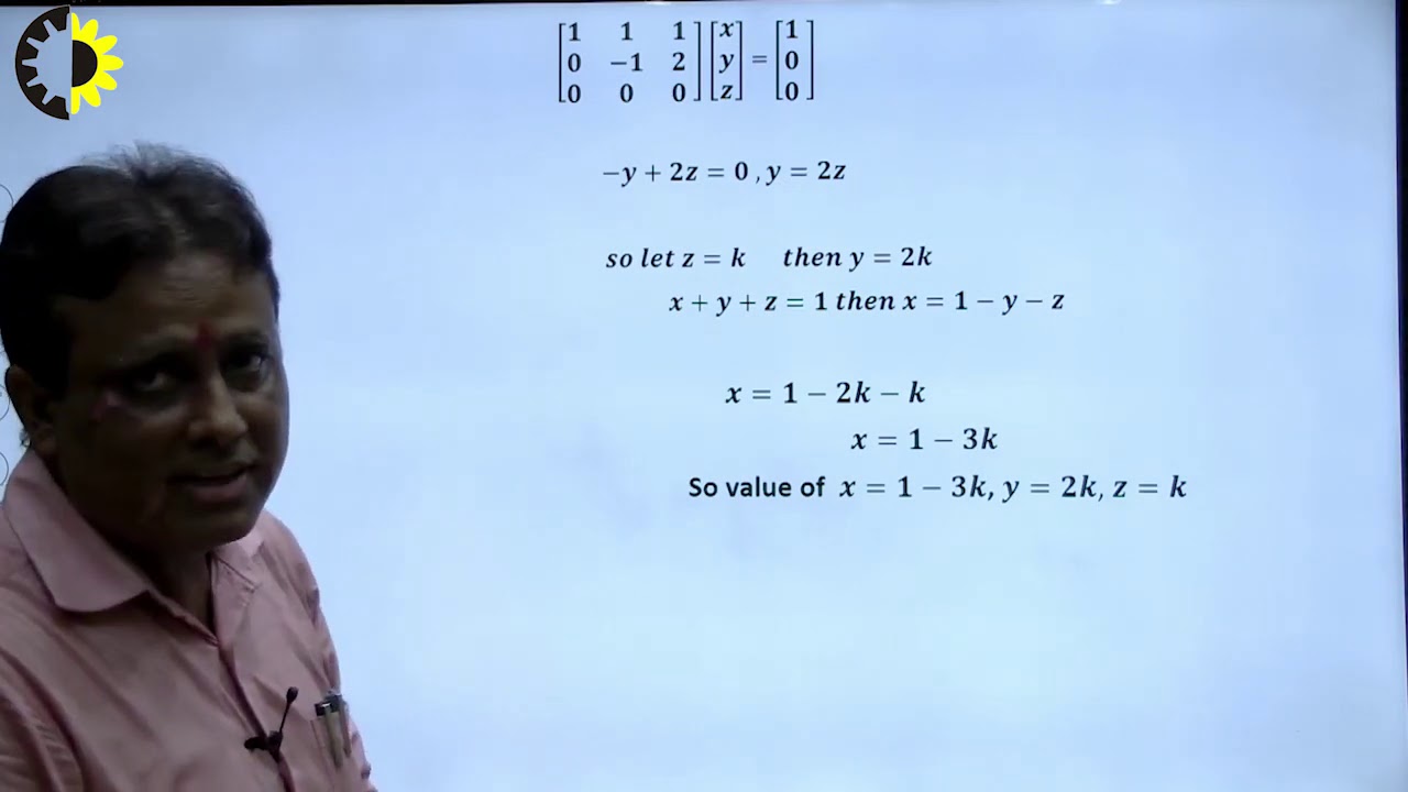 ENGINEERING MATHEMATICS LECTURE - 05 "MATRICES" By Dr. Anand Tyagi ...