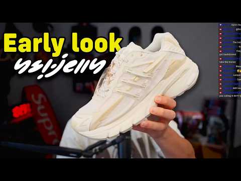 WORTH THE HYPE? ADIDAS JELLYFISH WHITE UNBOXING